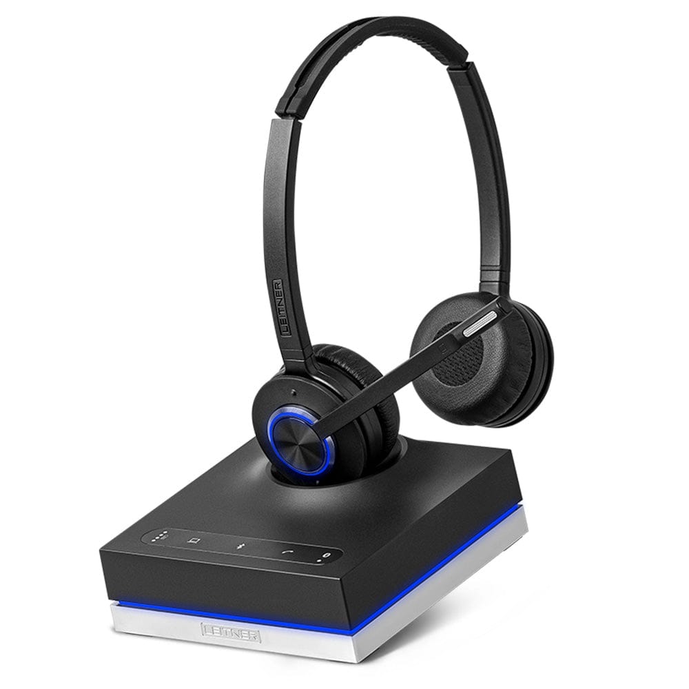 Leitner LH675 Premium Plus Wireless Dual-Ear Headset | Headsets.com